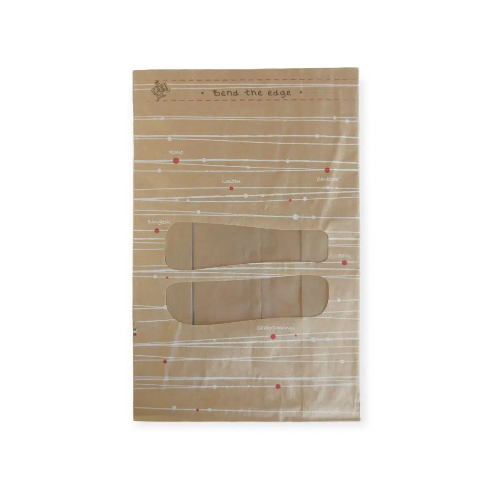 Roast chicken bags with window and handle 22+11.5×35 cm per 250